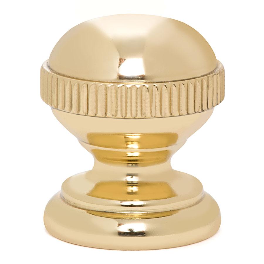 Knurled Ball Finial – Liberty Brass