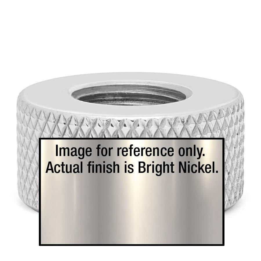 Double Tapped Knurled Cap – Liberty Brass