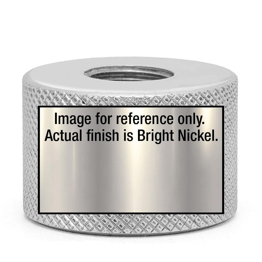 Heavy Knurled Double Tapped Caps – Liberty Brass